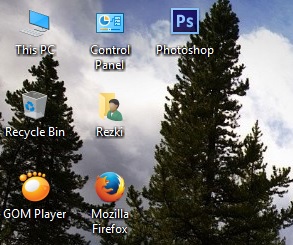 Cara Menampilkan Icon My Computer / This PC di Desktop Windows 10